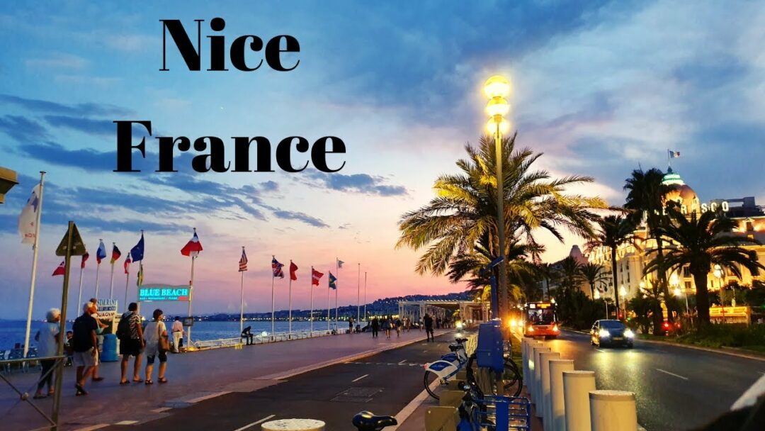 Nice France | French Reviera | Stunning view on the evening | Nice ...