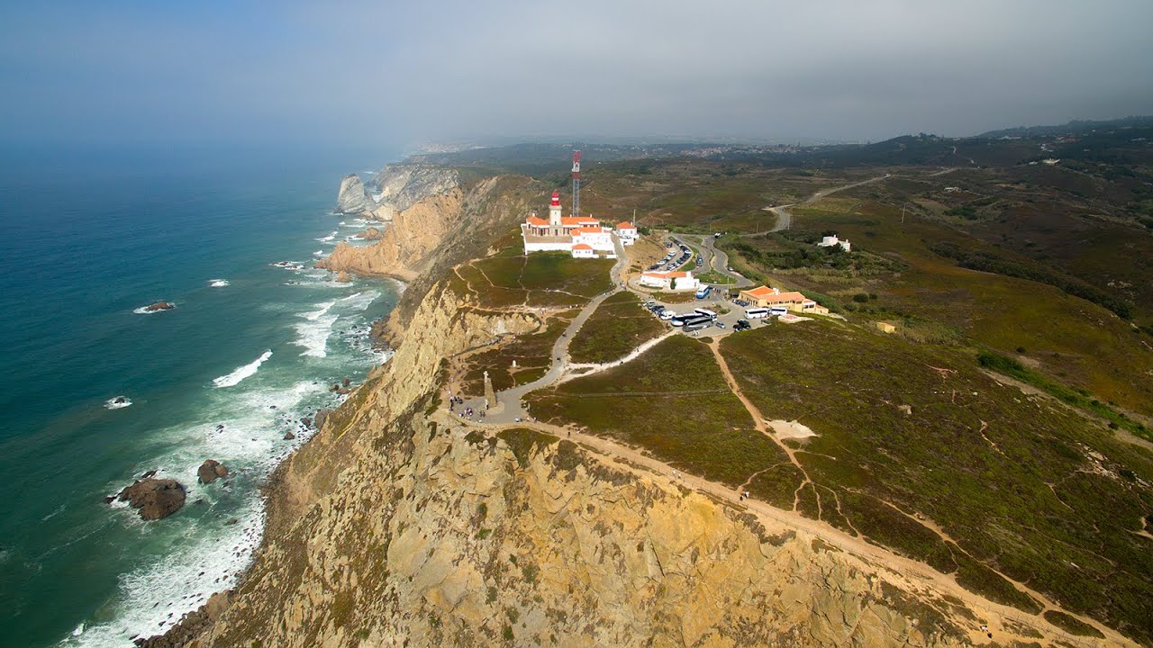 Cabo da Roca aerial view - Westernmost extent of continental Europe ...