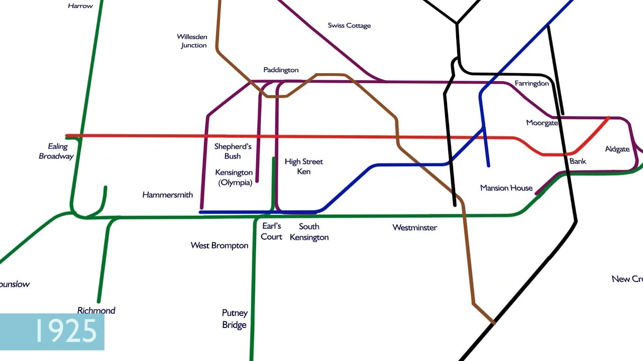 Evolution of the London Underground - La Vie Zine