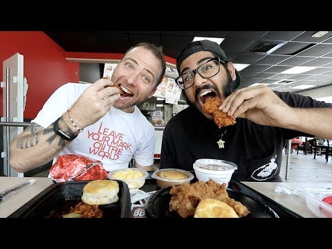 KFC VS Popeyes FRIED CHICKEN - American Fast Food Review | North Miami ...