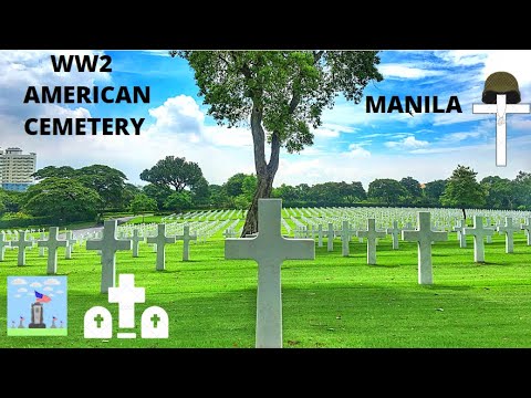 MANILA, EXPLORING the WW2 AMERICAN CEMETERY and Memorial, Philippines ...