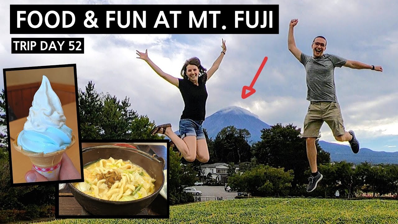 FUN AT FUJI (Lake Kawaguchiko, Hotou Fudo + Mt. Fuji Ice Cream!) Travel ...