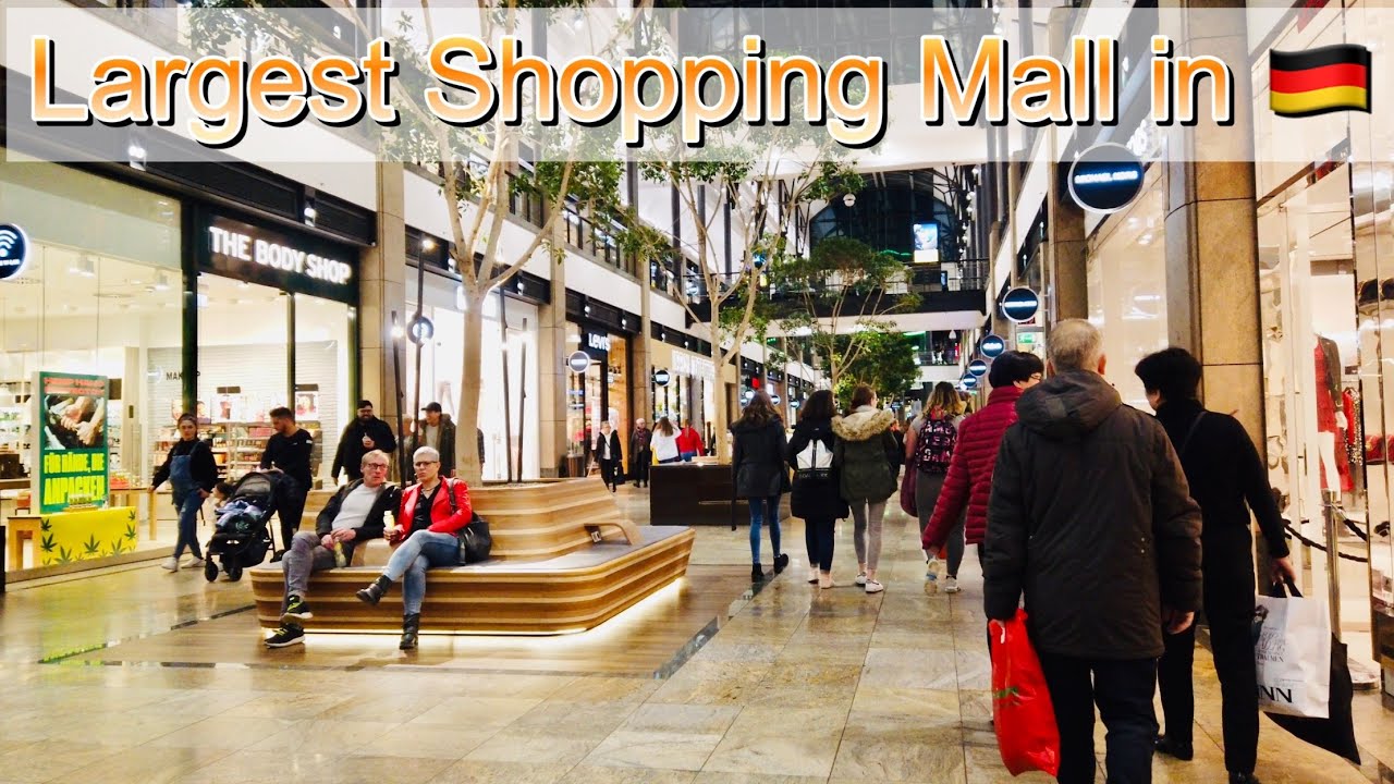 [4K] Largest Shopping Center in Germany - Large Shopping Mall Walking ...
