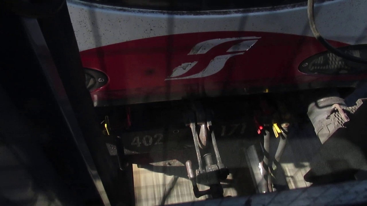 Italy: Onboard behind an FS Trenitalia Class E402 loco on a Bari ...