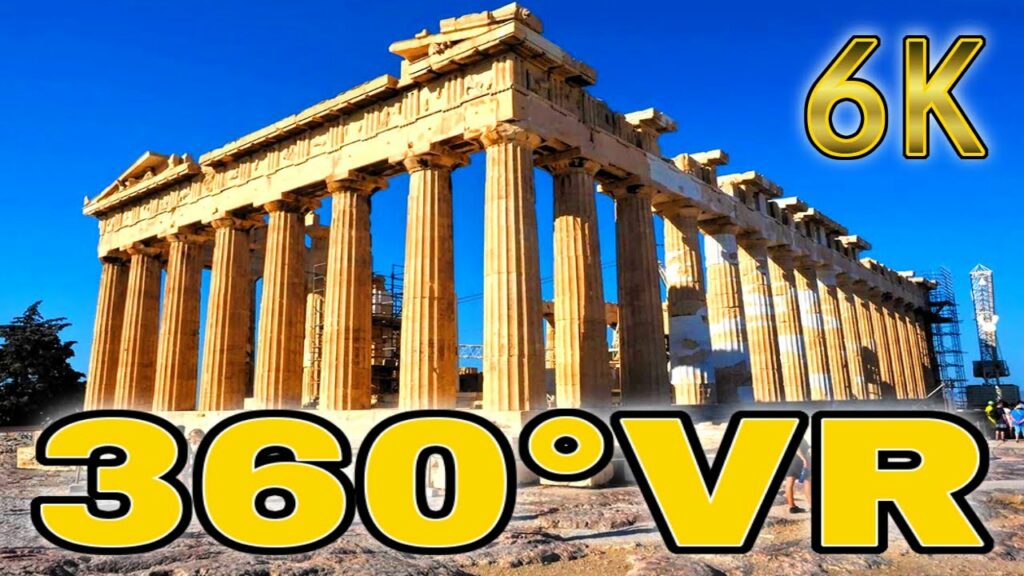 360° VR Acropole Point Of View Parthenon Virtual Walkin Tour Athens ...
