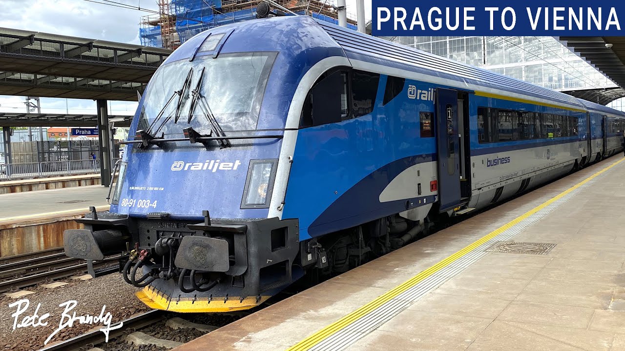 TRAIN TRIP REPORT | ČD railjet (First class) | Prague - Vienna - La Vie ...
