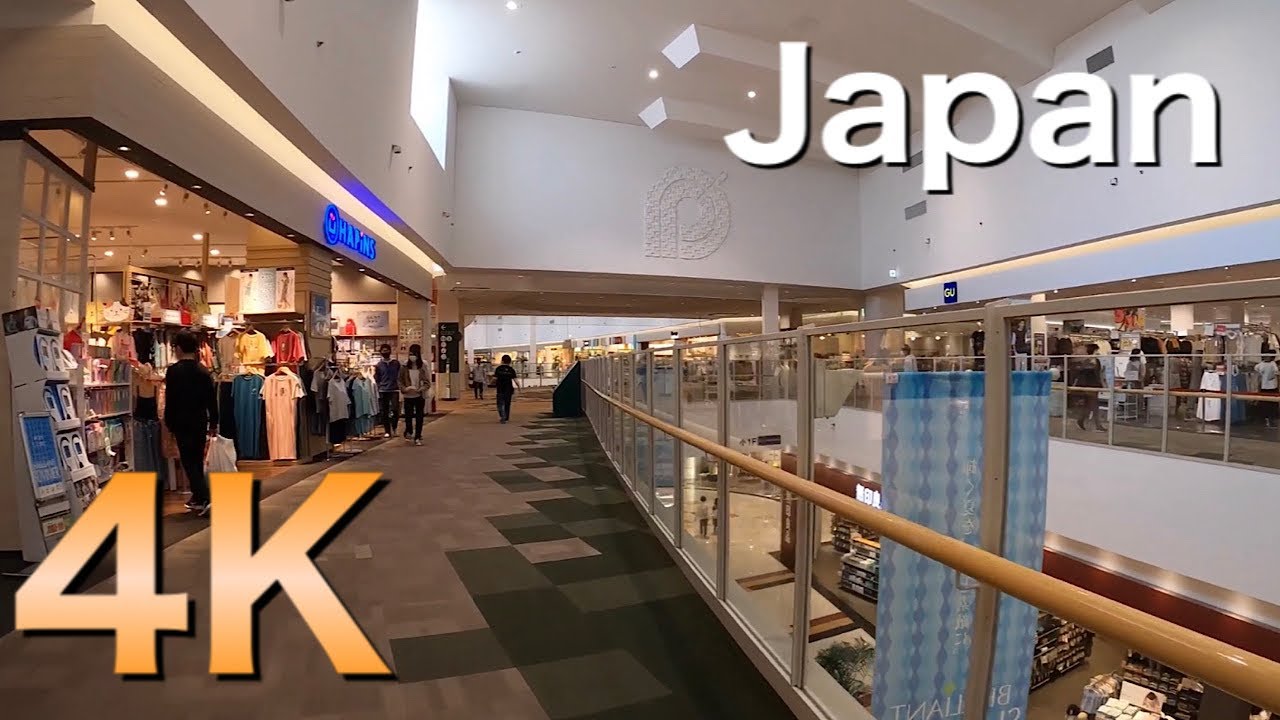 4K walk tour of Japan shopping mall POV-virtual TRAVEL/indor,Japanese ...