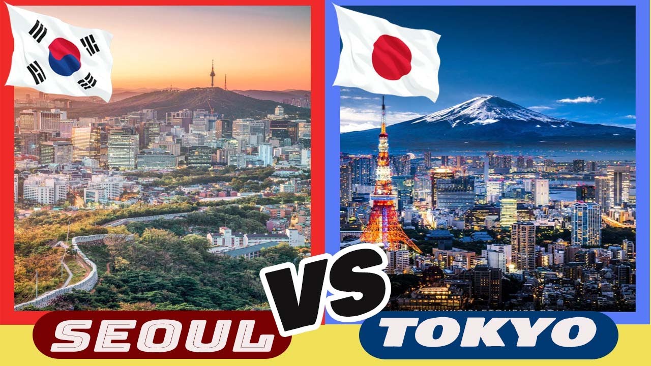 Seoul vs Tokyo | South Korea vs Japan (Two modern cities in the Far ...