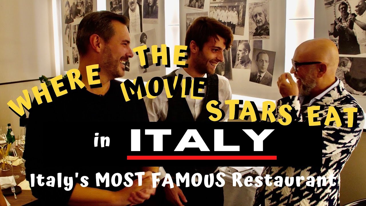 Where the MOVIE STARS EAT in ITALY!! (Italy's MOST FAMOUS Restaurant ...