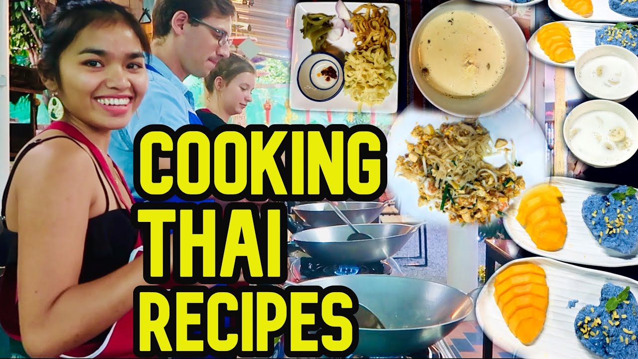 Cooking Simple Thai Recipes | How to make Pad Thai | Famous Thai Dishes ...