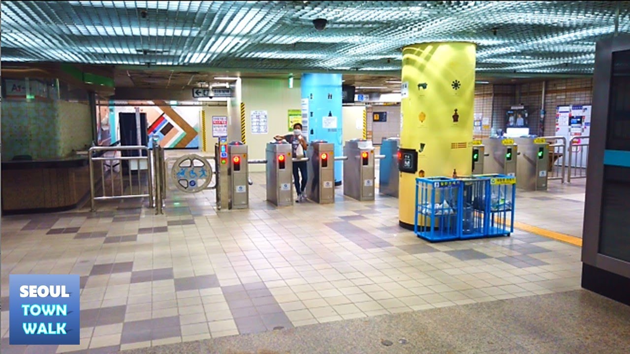 【4K】 16-0-0-8. Ichon Station walk tour, Seoul, Korea [Yongsan-gu]┃이촌역 ...