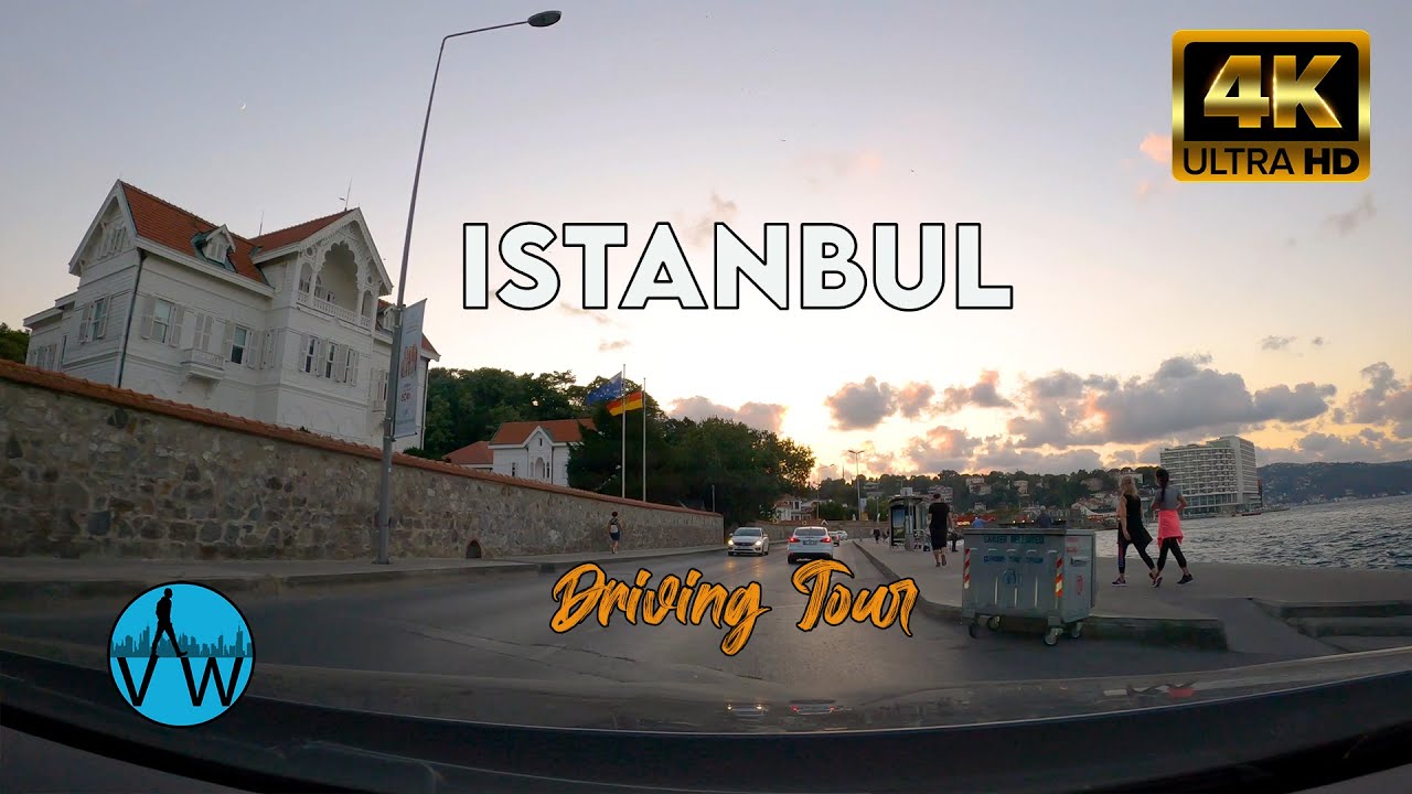 ISTANBUL DRIVE 🇹🇷 İstinye-Yeniköy-Tarabya Driving Tour a Long Istanbul ...
