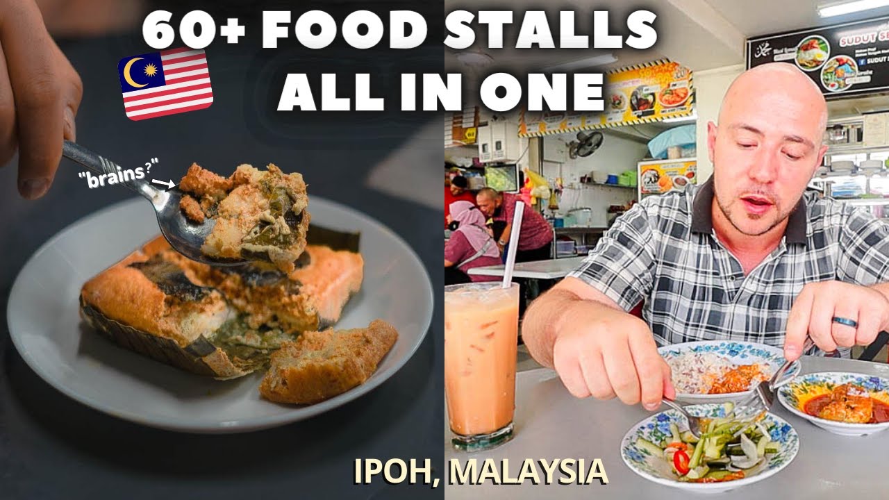 EPIC Malaysian Food Hawker Center in IPOH MALAYSIA | Diverse Street ...