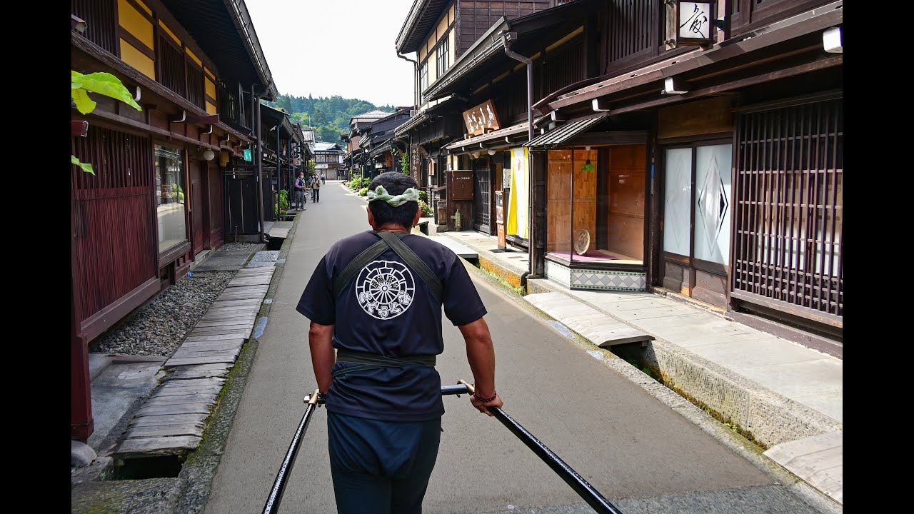 Takayama, Japan - Tour of the old town on a Jinriksha (人力車), aka Human ...
