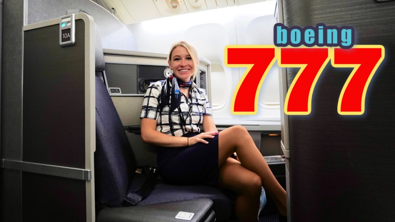Boeing 777! Guest Passenger? Fly Inside An Airplane! Flight Attendant ...