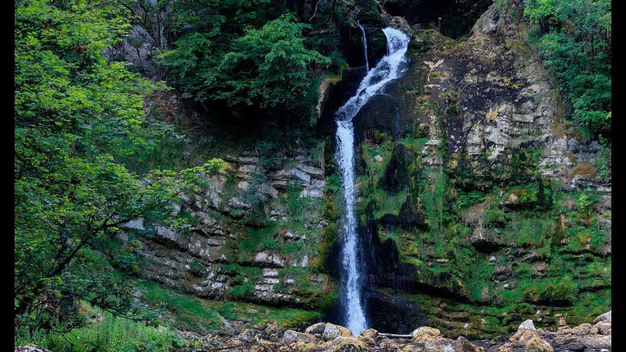 Scenic waterfalls of Cascades du Flumen in the Jura, France - La Vie Zine