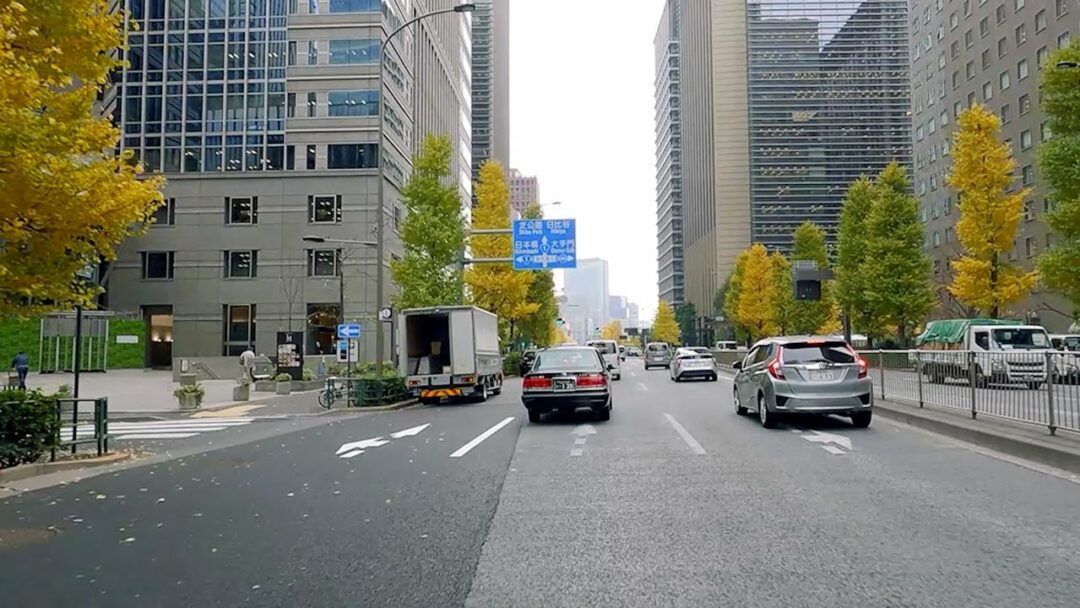 Tokyo Drive [4K] Tsukiji to Aoyama | JAPAN Ambient Driving | No music ...