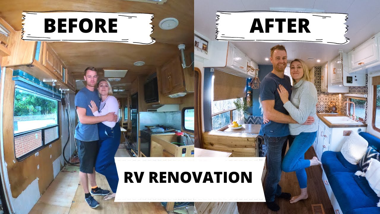 BEFORE AND AFTER RV RENOVATION COMPLETE REMODEL - La Vie Zine