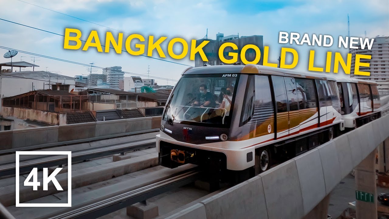 [4K] FREE Ride to ICONSIAM - Bangkok BTS Gold Line - La Vie Zine