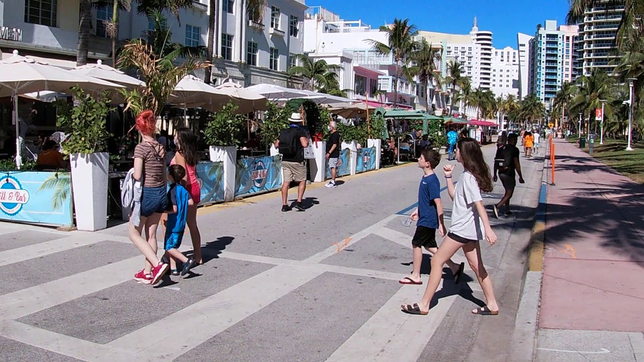 4K Miami Beach Walk South Beach Ocean Drive Miami, FL - La Vie Zine