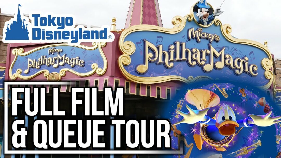 [4K] Mickey's PhilharMagic Full Film & Queue Tour - Tokyo Disneyland ...