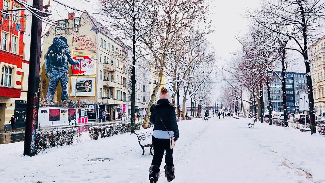 [4K] Snowy Day Walk in Ghost Town Berlin Germany 2021 - Snow Walking ...