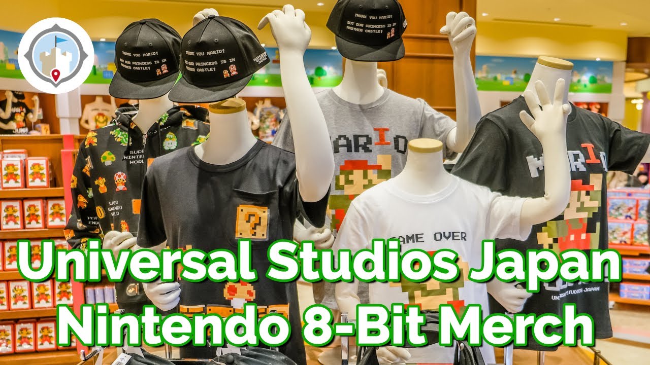 Super Nintendo World Exclusive 8-Bit Merchandise | Universal Studios ...
