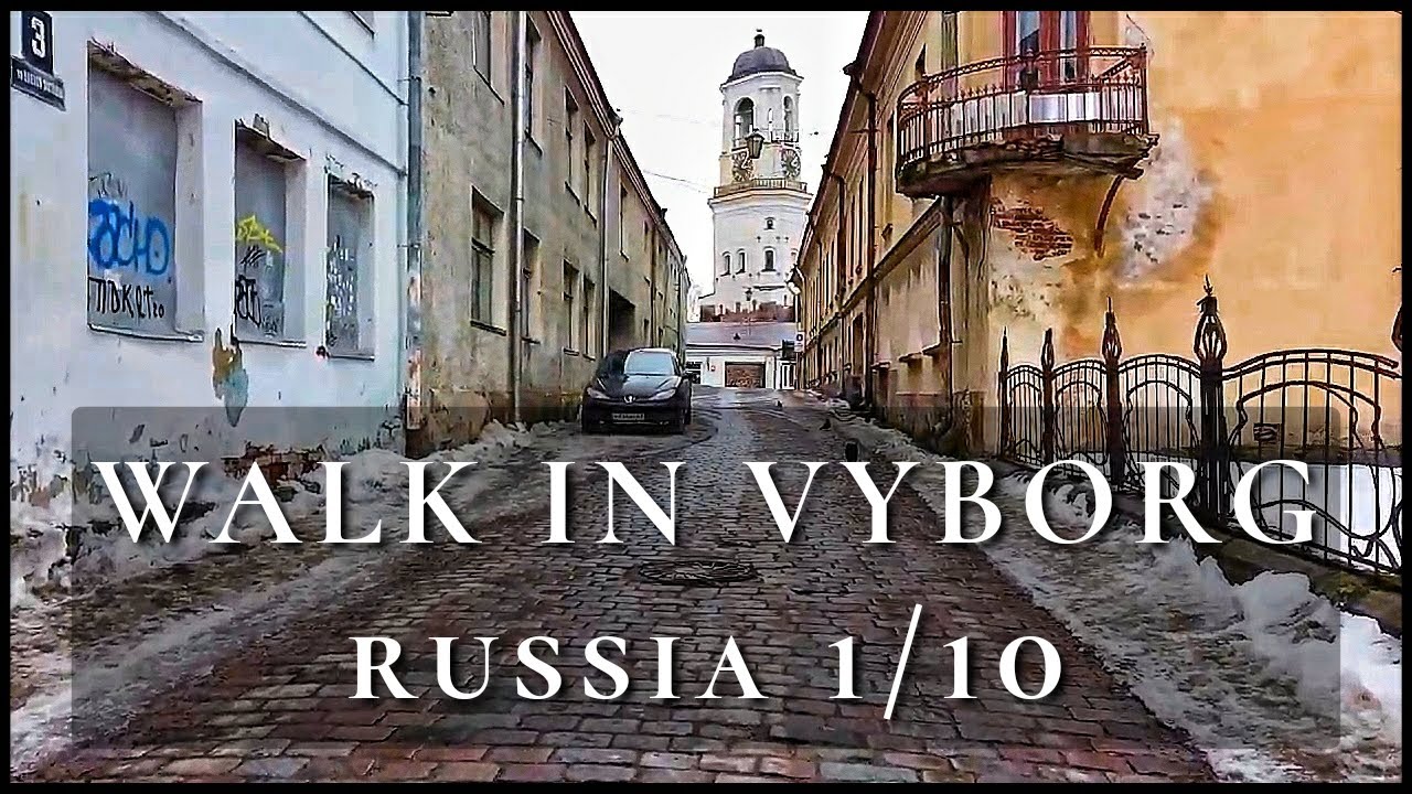Walk in Vyborg, Russia | Travel Guide (Almost Live Camera) | Clock ...