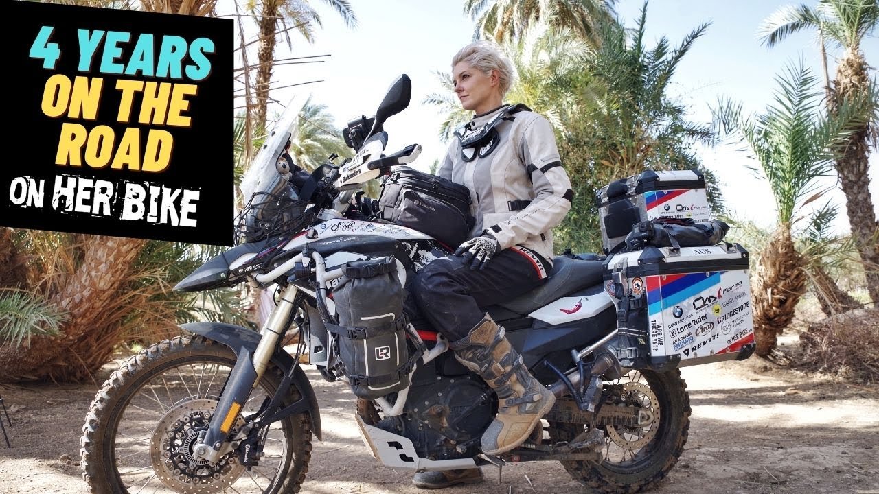 Solo Female Travels Around the World on a Motorcycle. Celebrating 4 ...