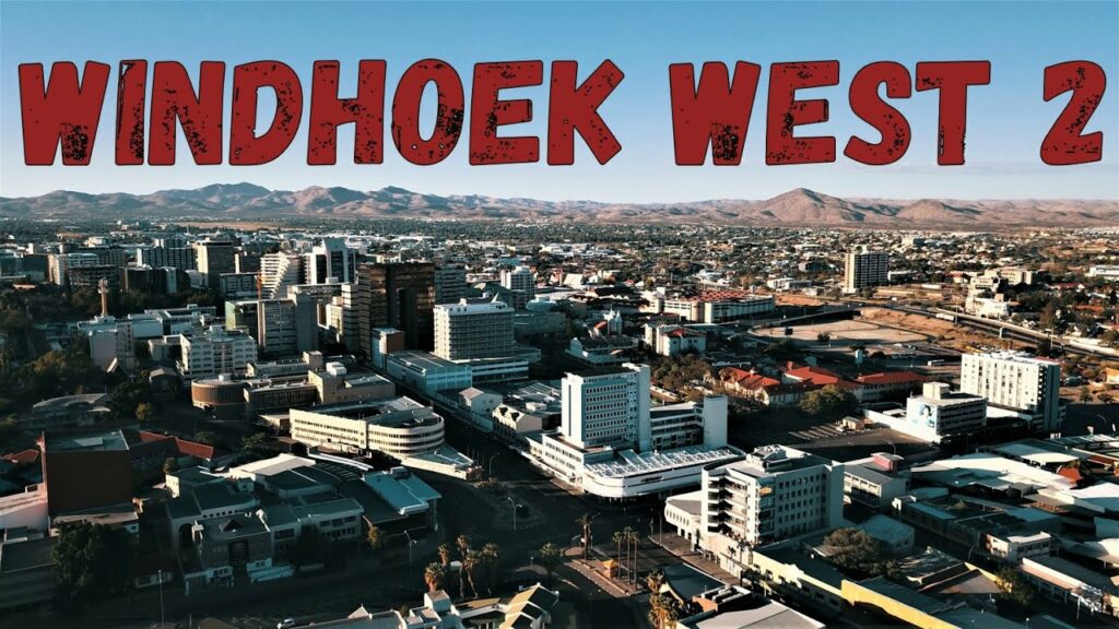 WINDHOEK WEST SUBURB IN WINDHOEK CAPITAL OF NAMIBIA SOUTHERN AFRICA ...