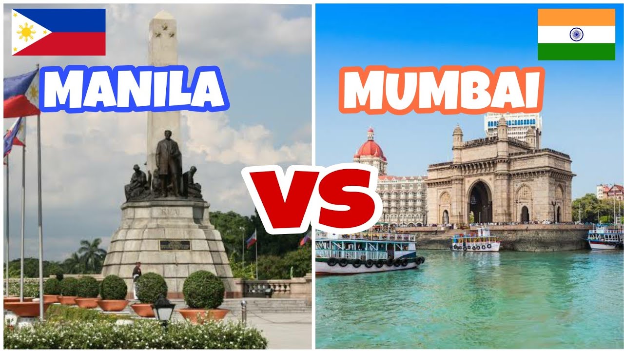 Manila (Philippines) VS Mumbai (India) 2021 | Asian City Skyline - La ...