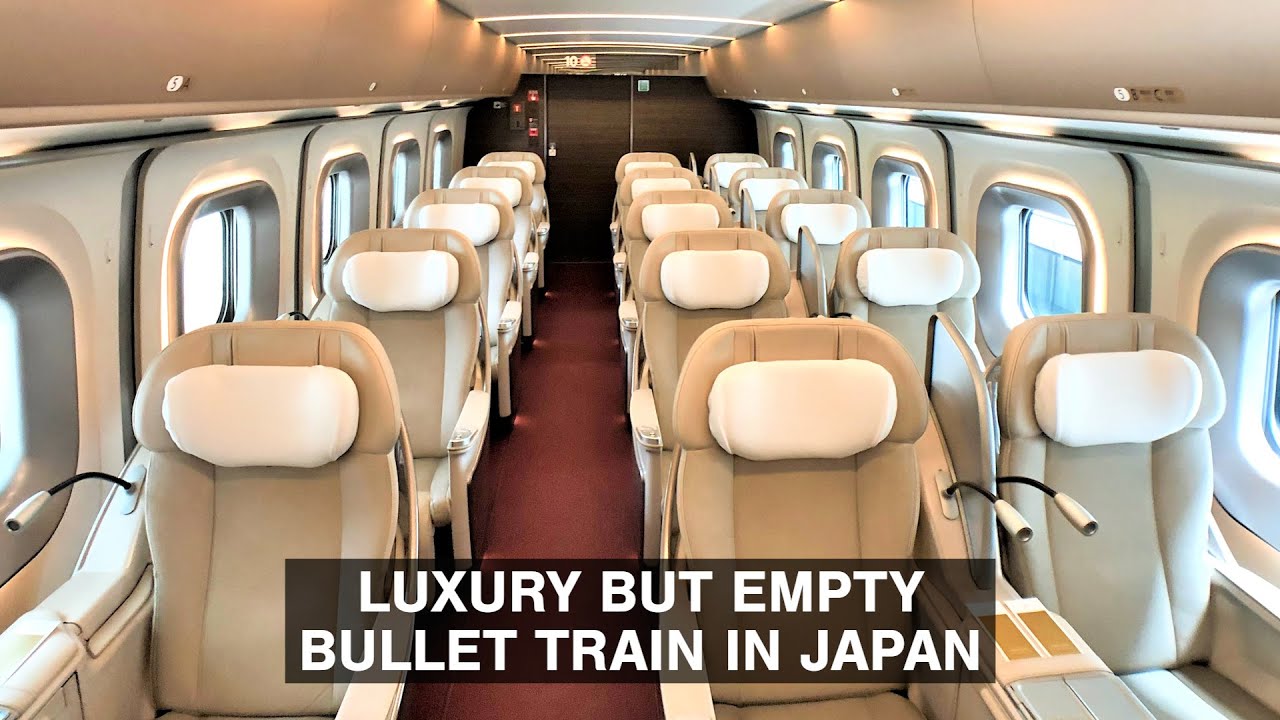 Taking a Gran Class Bullet Train in Japan | Premium First Class - La ...