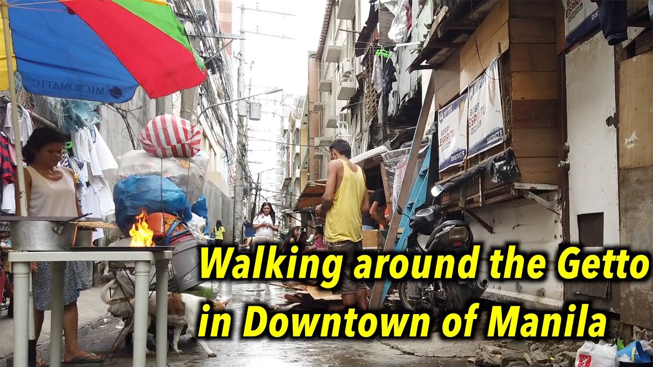 Why is the Philippines so poor? Walking Around the Slum of Downtown in ...