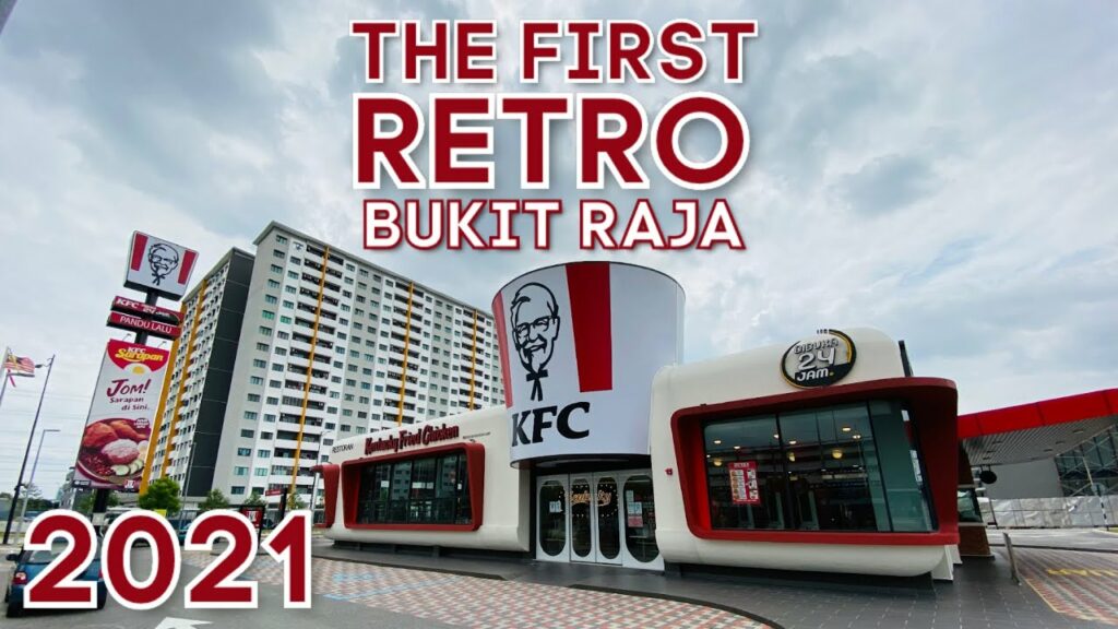 [4K Walk] The first Retro KFC Bukit Raja Klang with 50s-Style Diner ...