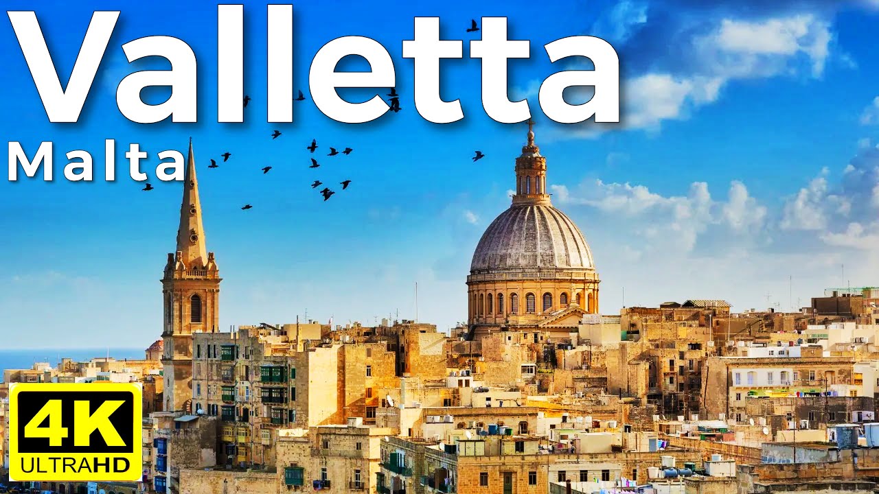 Valletta, Malta Walking Tour - 4k Ultra HD (60fps) - La Vie Zine