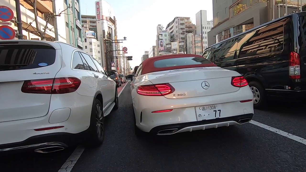 TOKYO CITY ON THE BIKE CAMERA. JAPANESE CARS TOKYO STREETS. TOKYO ROADS ...