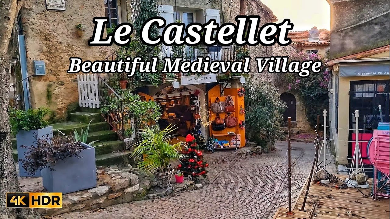 Le Castellet France - This Medieval Village it's Really Beautiful 4K ...