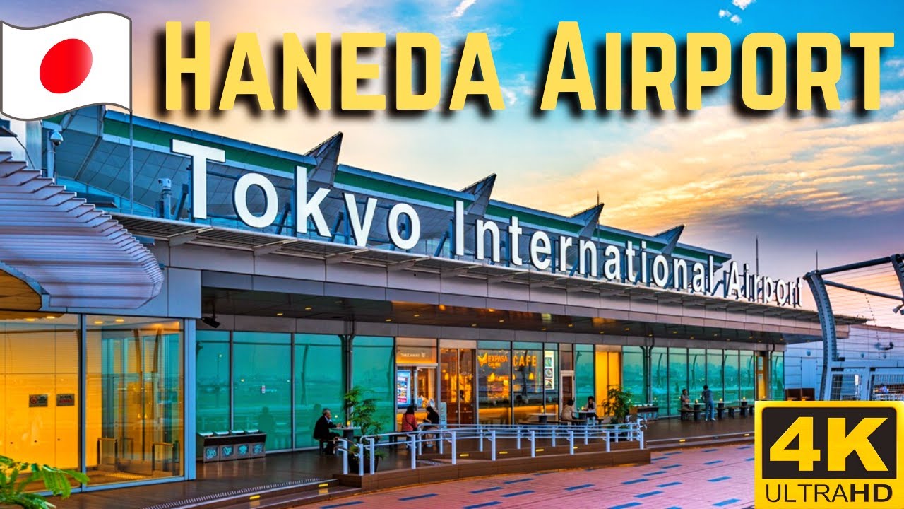 Japan Tour 4K | Walking inside Tokyo International Airport (Haneda ...