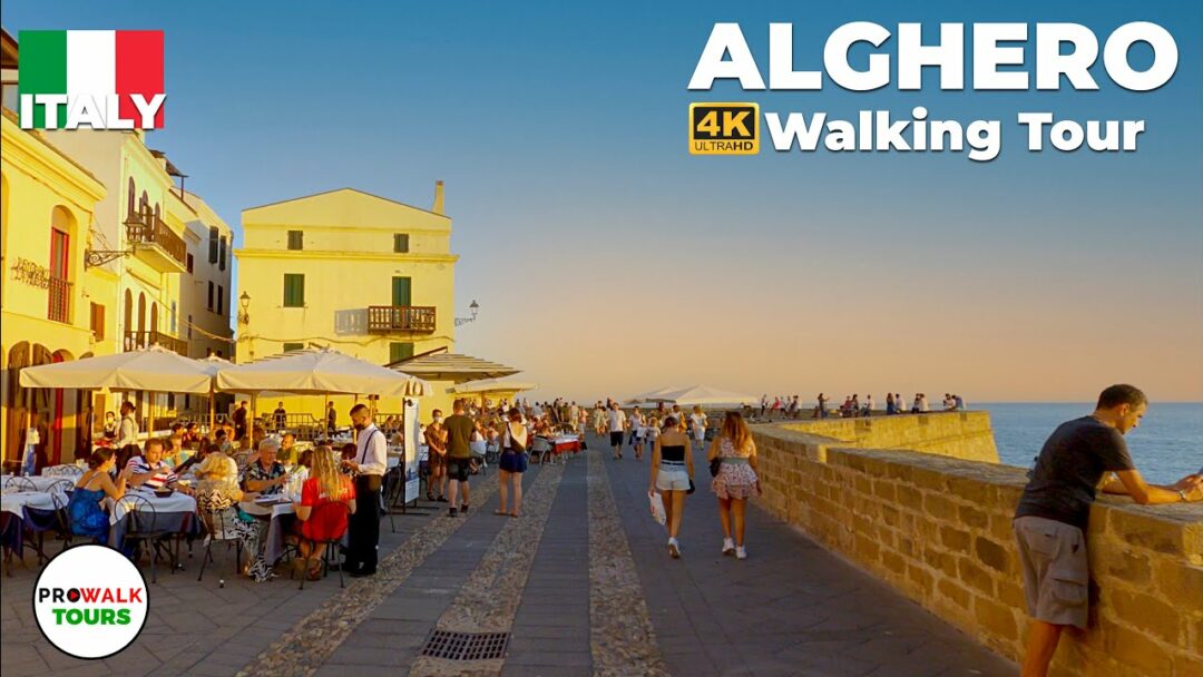 Alghero, Italy Evening Walking Tour - 4K - with Captions - Prowalk ...