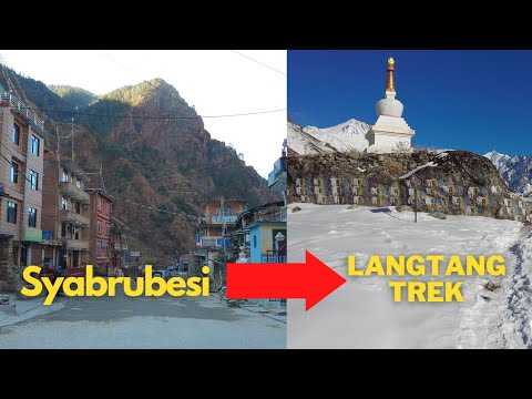 Gateway to Popular Langtang Trek in Nepal-Syabrubesi Market Walking ...