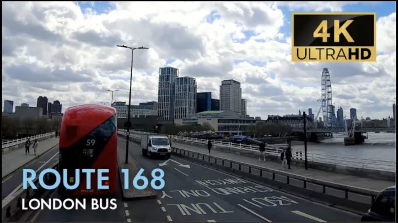 London Bus Ride, Route 168, Double Decker, 4K Virtual Tour - La Vie Zine