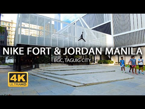 [4K] Nike Fort & Jordan Manila in BGC, Taguig | Walktour | Island Times ...