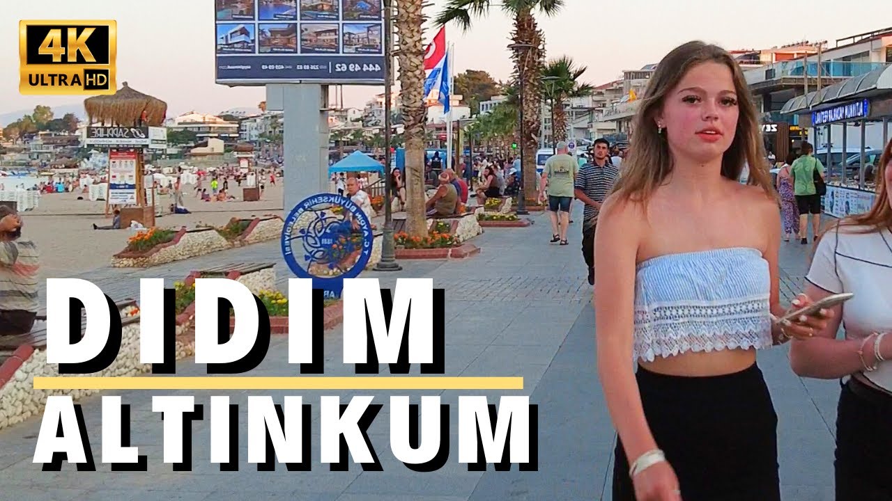 Didim ALTINKUM Evening Walk | 3 July 2022 [4K UHD 60 fps] - La Vie Zine