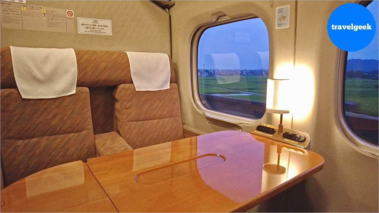 Trying First Class Private Cabin on Japan's Bullet Train Shinkansen ...