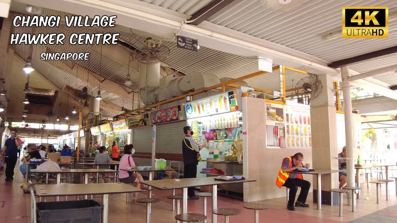 Changi Village Hawker Centre | Aug 2022 [4K] - La Vie Zine