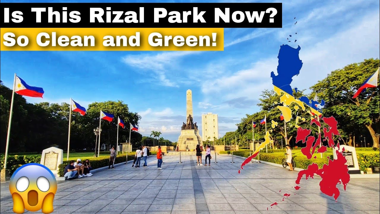 Amazing Rizal Park in Manila Philippines The Cleanest Park I've Seen ...