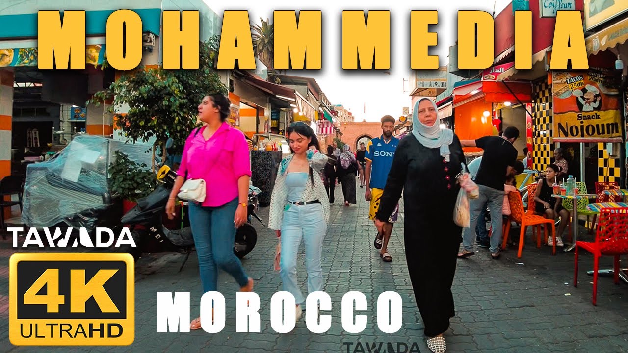 MOHAMMEDIA ALIA (4K UHD) Walking tour - MOROCCO - La Vie Zine