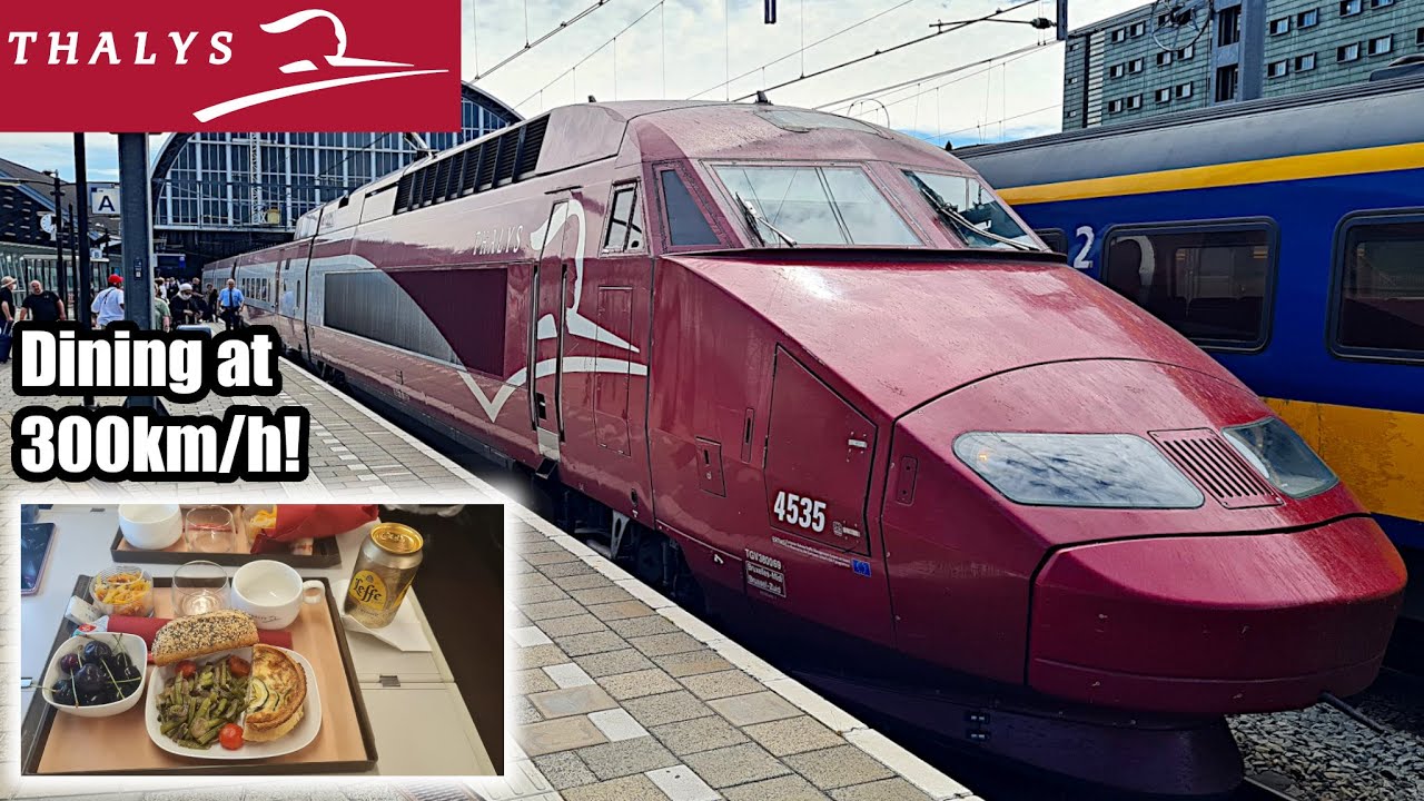 Dining at 300km/h! Thalys Premium Review! - La Vie Zine