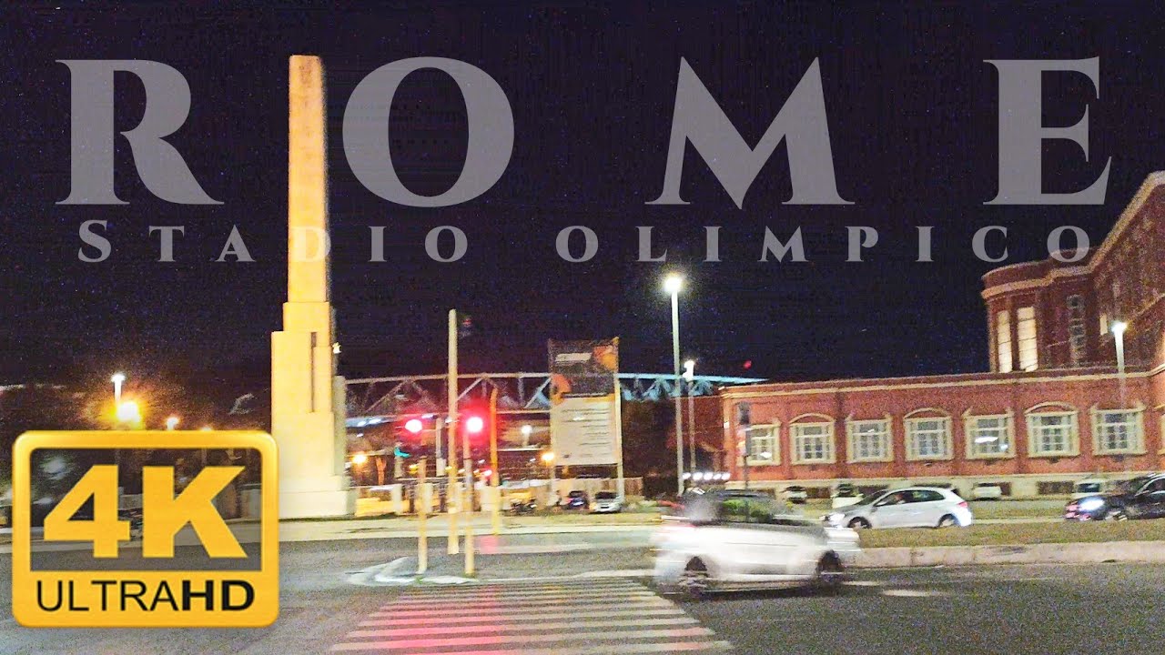 Rome 4K Walking Tour 2022 | Stadio Olimpico tour guide | Travel Italy ...