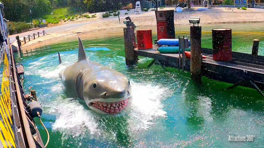 [4K] Jaws, King Kong, & Earthquake | Studio Tour Ride at Universal ...